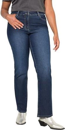 Angel Of Style Femme Grandes Tailles Jean Paula 5 Poches, Tissu Extensible et Confortable, Coupe Straight Fit Pierre Bleue 54 831919902-52