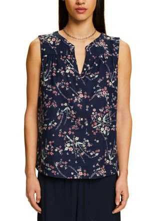 Esprit Damen 043CC1F310 Bluse, 408/DARK Blue 4, S