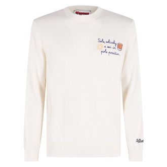 MC2 Saint Barth Herren, Strickwaren, Weiß, XLGröße