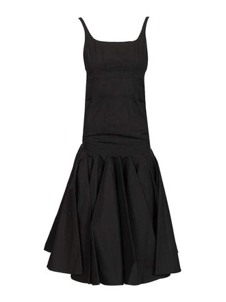 Jacquemus Robe Au Genou - Noir