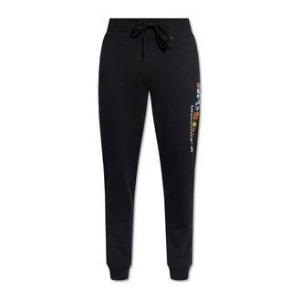 Moschino Sweatpants mit Logo - - Trousers - Herren - Schwarzk - XL