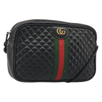 Gucci Sac bandouli&egrave;re Pre-owned - Femme - Pre-owned - Noir - Taille: ONE Size