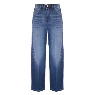 Kocca Stone-washed Wide Leg Jeans mit Schlitzen - - Jeans - Damen - Blau - W28