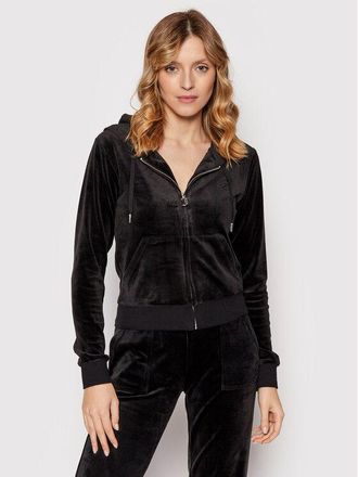 Juicy Couture Sweatshirt Robertson JCAP176 Schwarz Slim Fit