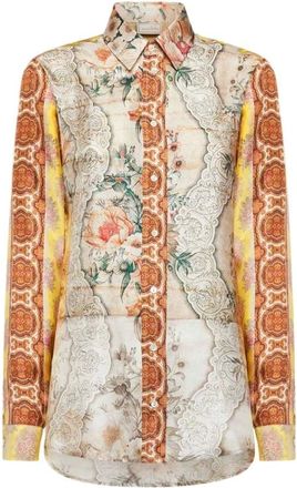 Pierre-Louis Mascia Femme, Blouses et Chemises, Multicolore, Taille: 44 FR Aloe Longsleeve Shirt