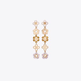 Tory Burch Lineare Forget Me Not Ohrringe