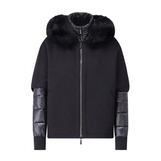 Moorer Femme, Vestes, Noir, Taille: 44 FR Doudoune