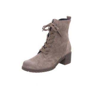 Gabor Damen Schn&uuml;rstiefeletten in Unifarben - - Shoes - Damen - Grau - 42 EU