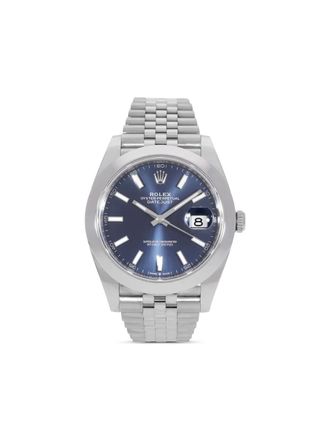 Rolex montre Datejust 36 mm - Bleu