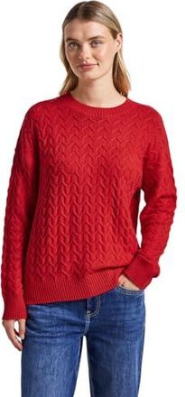 Street One 3015494 Pull structuré Douillet, Racing Rouge, 42 Femme