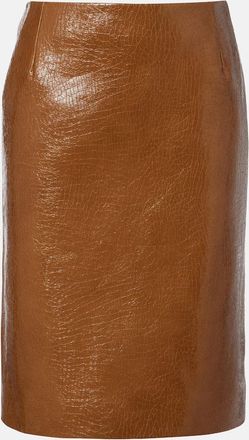 Gucci Bleistiftrock aus Leder