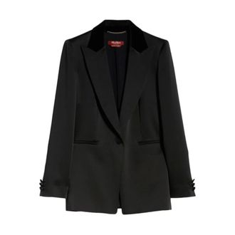 Max Mara Femme, Vestes, Noir, Taille: 40 FR Anselmo Blazer