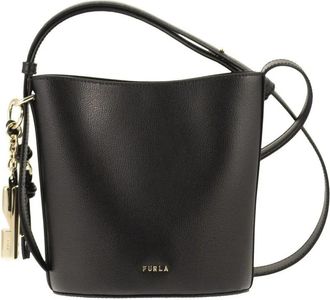 Furla Beuteltaschen - Mini Bucket Bag With Flexible Bottom - Gr. unisize - in Schwarz - f&uuml;r Damen