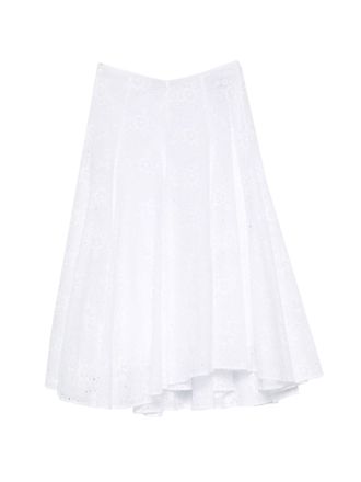 Tory Burch Jupe en coton &agrave; oeillets Tory Burch
