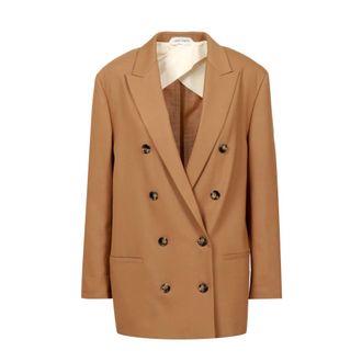 Alberta Ferretti Stretch Polyester Blazer - - Jackets - Damen - Braun - XS