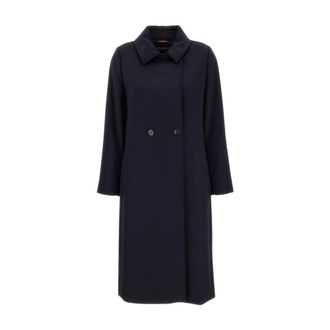 Max Mara Damen, M&auml;ntel, Blau, MGr&ouml;&szlig;e