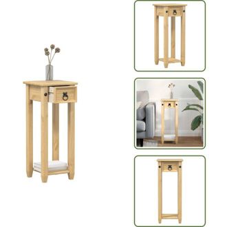 vidaXL The Living Store Pflanzenst&auml;nder Corona 30x30x73 cm Massivholz Kiefer - Holzpflanze - Holzkiste - Blumenschrank - Blumenregal - K&uuml;chentisch