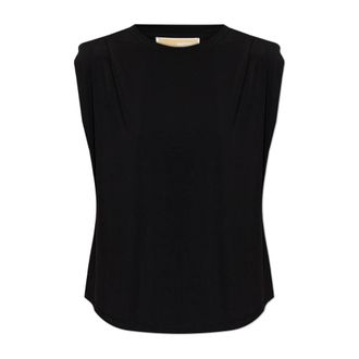Michael Kors T-Shirt mit Schulterpolstern - - Tops - Damen - Schwarzk - L