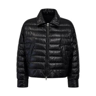 Herno Femme, Vestes, Noir, Taille: 40 FR Doudoune matelass&eacute;e &agrave; rayures