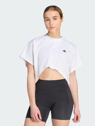 adidas T-Shirt Primelift Workout Graphics T-Shirt KV1570 Wei&szlig; Regular Fit
