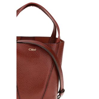 Chlo&eacute; Spin Shoulder Bag - Brown