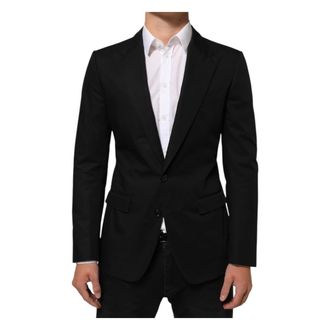 Dolce & Gabbana Homme, Vestes, Noir, Taille: S Taormina Blazer