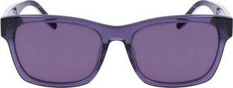 Converse Femme, Accessoires, Violet, Taille: ONE Size Lunettes de Soleil en Ac&eacute;tate Violet Style &Eacute;toile