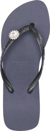 UZURII Slipper & Pantoletten - Zehentrenner Switch Mid Heel Navy Blue - Gr. 35,5 (EU) - in Blau - f&uuml;r Damen