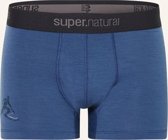 super.natural Funktionswäsche-Boxershorts tundra175 Toni Mit Merinowolle blau