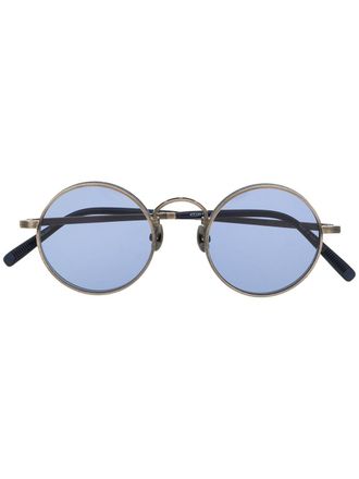 Matsuda lunettes de soleil M3100 &agrave; monture ronde - Argent