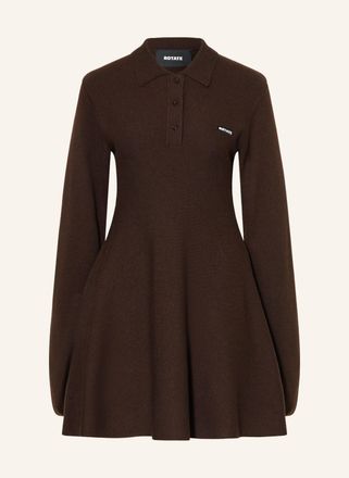 Rotate Rotate Strickkleid Slinky Mit Merinowolle braun