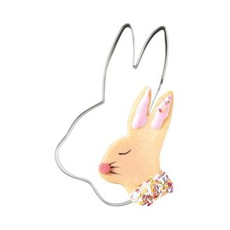 Dr. Oetker Ausstecher Hasenkopf - Goldiges Ostern, Weißblech/verzinnt, 84 x 47 x 25 mm, Designed in Germany