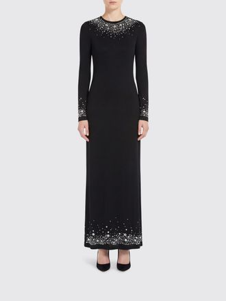 Paco Rabanne Robe longue en jersey avec clous