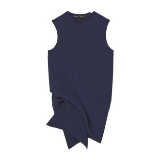Proenza Schouler &Auml;rmellose Bluse mit Twist-Detail - - Tops - Damen - Blau - S