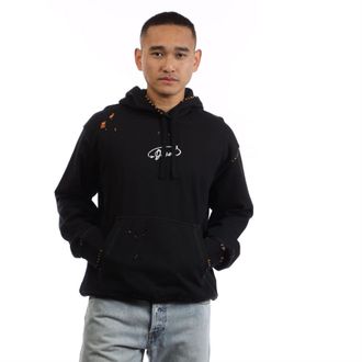 Diesel S-Macs Kapuzenpullover f&uuml;r Herren, mit Kapuze, Baumwolle, leger (Schwarz)