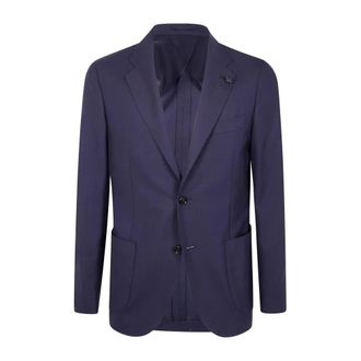 Lardini Herrenjacken mit vorderem Knopfverschluss - - Jackets - Herren - Blau - XL