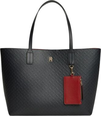 Tommy Hilfiger Sac Cabas Icon Porte-Monnaie - Femme - Sacs - Noir - Taille: ONE Size