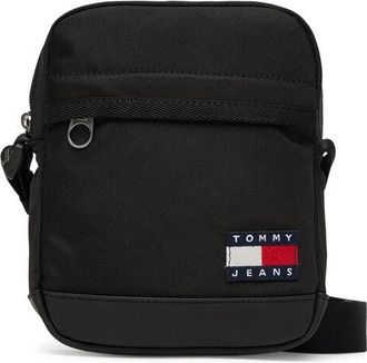 Tommy Jeans Umh&auml;ngetasche Tjm Ess Daily Reporter AM0AM13389 Schwarz