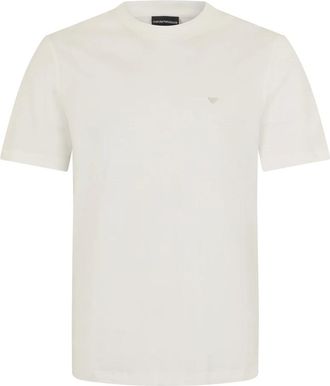 Emporio Armani Homme, Tops, Blanc, Taille: XL T-shirt Respirant