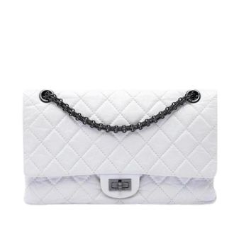 Chanel Pre-owned Classic Double Flap Schultertasche - - Pre-owned - Damen - Wei&szlig; - ONE SIZE