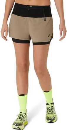Asics Damen Shorts FUJITRAIL 2-N-1 SHORT