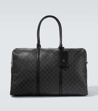 Gucci Sac de voyage en toile GG &agrave; finitions en cuir