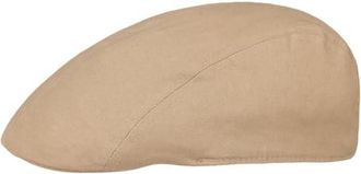 LIPODO Casquette Plate Casquette Homme - Casquette en Taille Unique (55-60 cm) - Cap en 100% de Coton - Casquette Beige