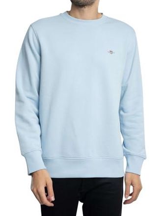 GANT Reg Shield C-Neck Sweat Maillot de surv&ecirc;tement, Fresh Blue, M Homme