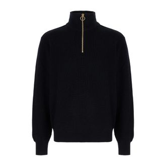Paul & Shark Tech Wool Half Zip Pullover - - Knitwear - Herren - Blau - XL