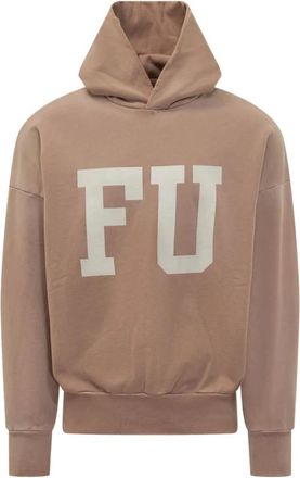 Fear of God Herren, Sweatshirts & Hoodies, Braun, MGröße