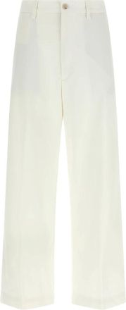 Polo Ralph Lauren Femme, Pantalons, Blanc, Taille: 38 FR Pantalon Chino &Eacute;vas&eacute; et Court