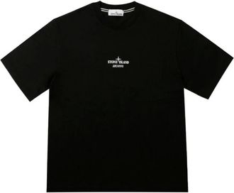 Stone Island Homme, Tops, Noir, Taille: M T-shirts et polos Stone Island