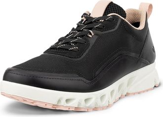 Ecco Damen Multi-Vent GTX Surround Sneaker, Black Rose Dust, 38.5 EU