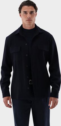 van Laack Flanell Overshirt mit Brusttaschen